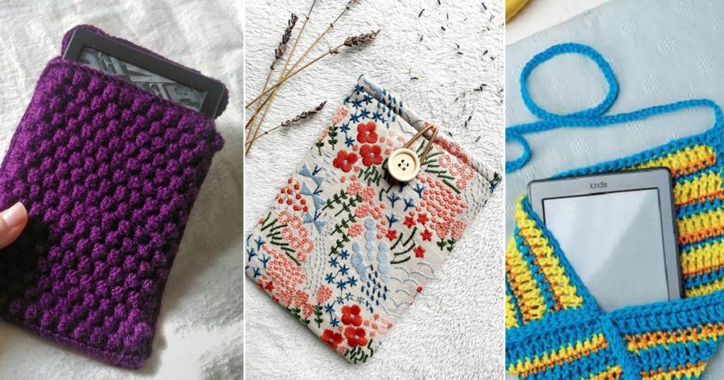 13 DIY Crochet Kindle Cover Patterns - Crocht