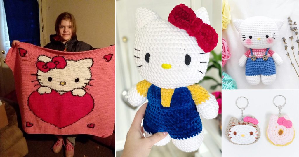 16 DIY Hello Kitty Crochet Pattern Ideas - Crocht