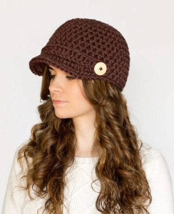 13 Newsboy Hat Free Crochet Patterns - Crocht