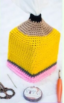 27 Crochet Tissue Box Cover Patterns - Crocht