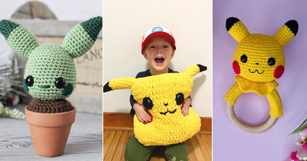 12 DIY Crochet Pikachu Pattern Ideas - Crocht