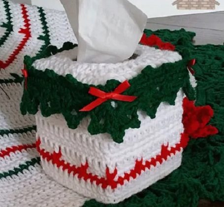 27 Crochet Tissue Box Cover Patterns - Crocht