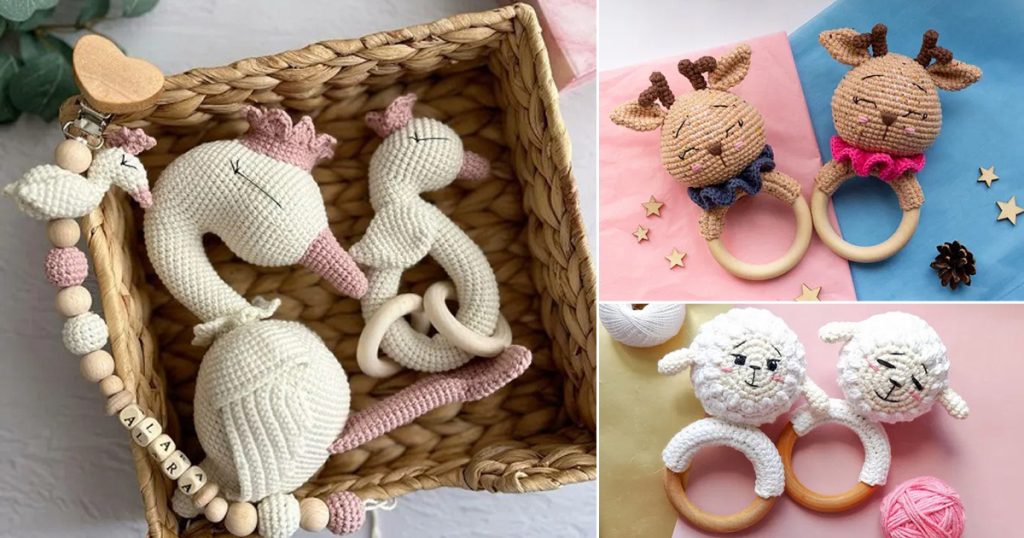 17 Crochet Baby Rattle Free Patterns - Crocht