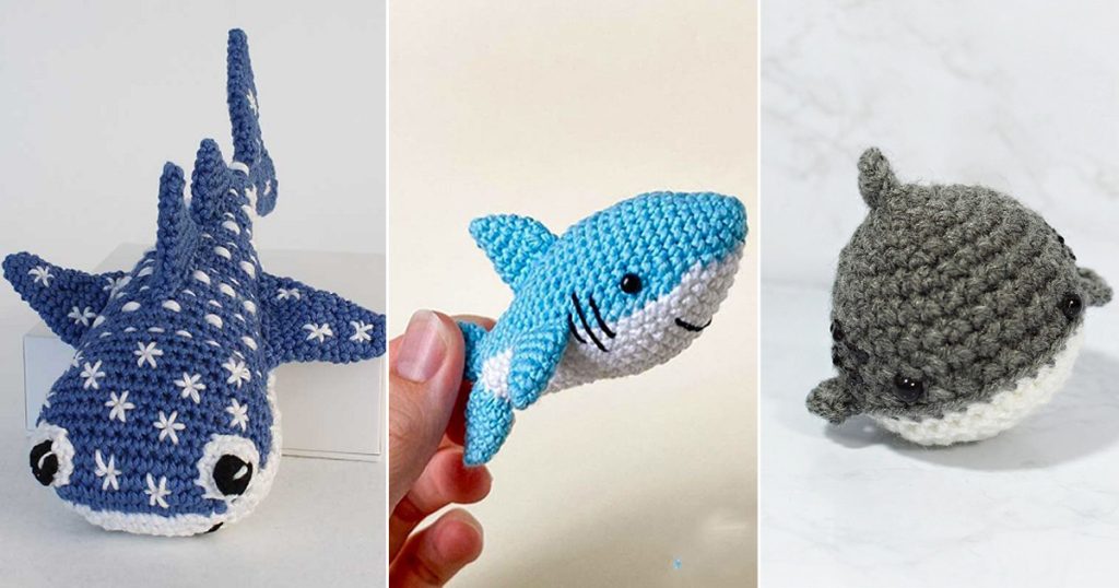 8 Free Baby Shark Crochet Patterns - Crocht