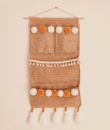 15 Wall Hanging Organizer Free Crochet Patterns - Crocht