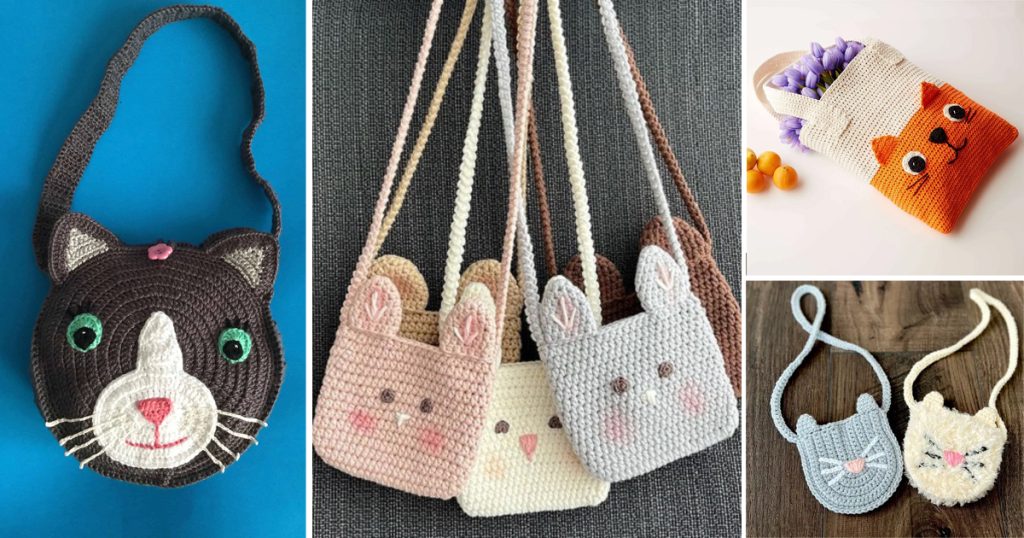 11 Free Crochet Cat Bag Patterns - Crocht