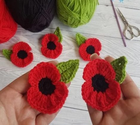 15 Crochet Brooch Free Patterns - Crocht