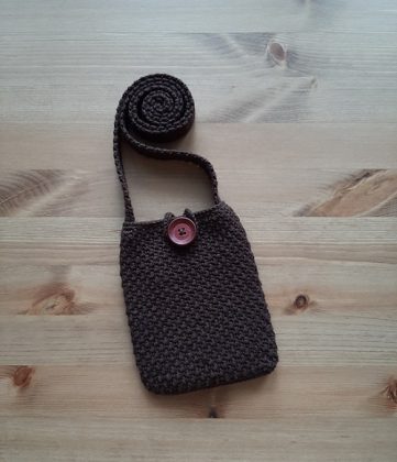 15 Crochet Mobile Phone Bag Free Patterns - Crocht