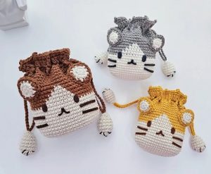 11 Free Crochet Cat Bag Patterns - Crocht