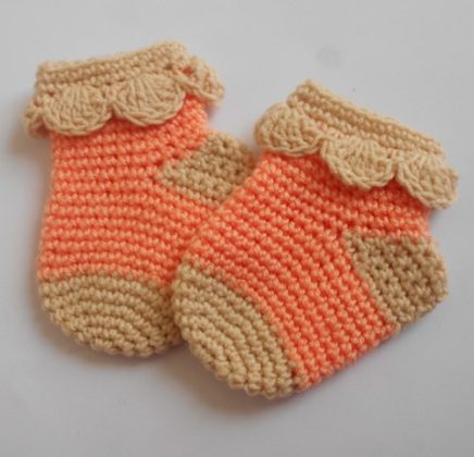 14 Crochet Baby Socks Free Patterns - Crocht