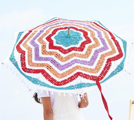 10 Crochet Parasol Free Patterns and Ideas - Crocht
