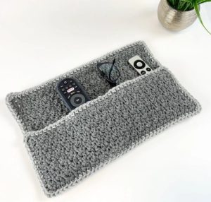 10 Crochet Remote Holder Free Patterns - Crocht