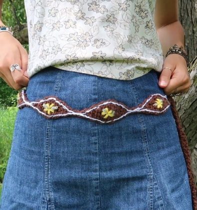 14 Crochet Belt Free Patterns - Crocht