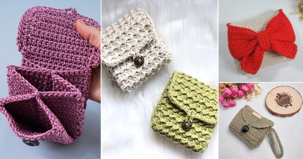 10 Tri-Fold Wallet Free Crochet Patterns - Crocht