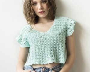 12 Ruffle Top Free Crochet Patterns - Crocht