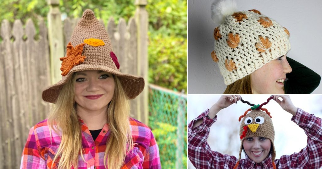 10 Crochet Fall Hat Free Patterns - Crocht
