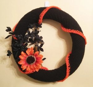 11 Halloween Wreath Free Crochet Patterns - Crocht
