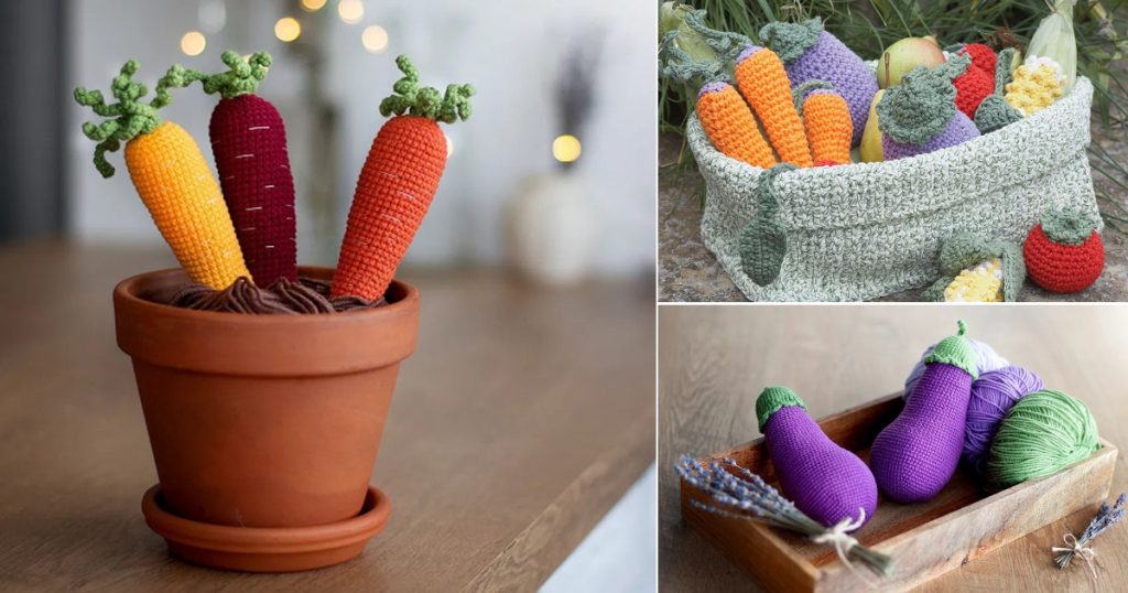 12 Crochet Vegetable Free Patterns - Crocht