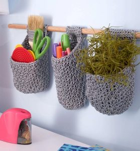 10 Teardrop Basket Plant Hanger Free Crochet Patterns - Crocht