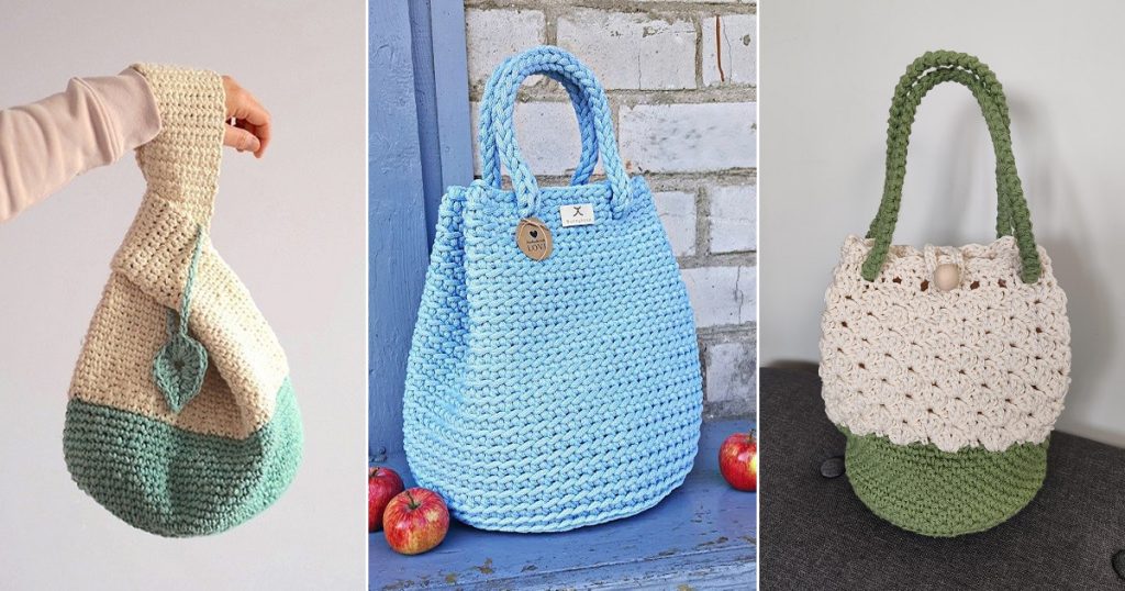 10 Dew Drop Bag Free Crochet Patterns - Crocht