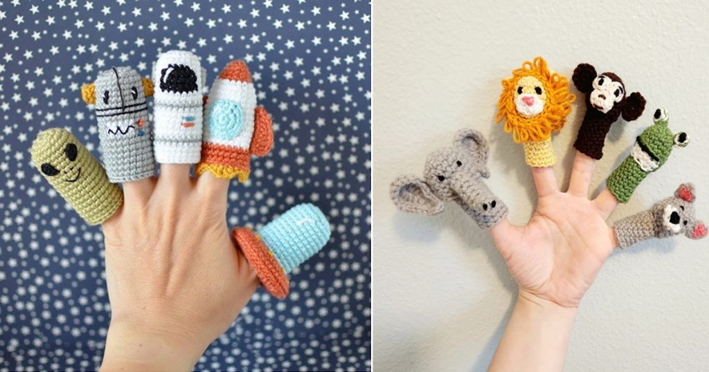 15 Crochet Finger Puppets Free Patterns - Crocht