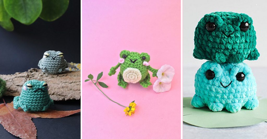 17 Crochet Tiny Frog Free Patterns - Crocht