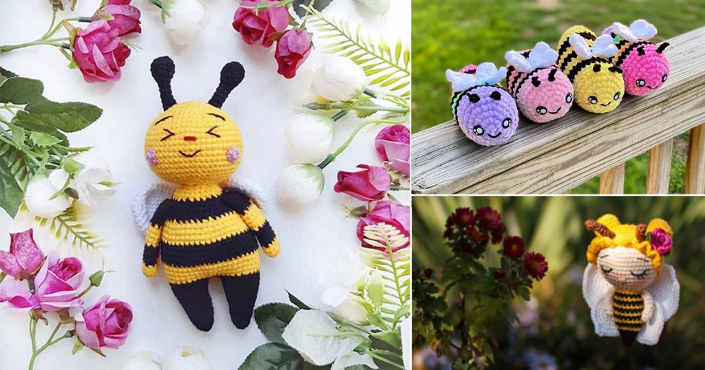 19 Crochet Bees Free Patterns - Crocht