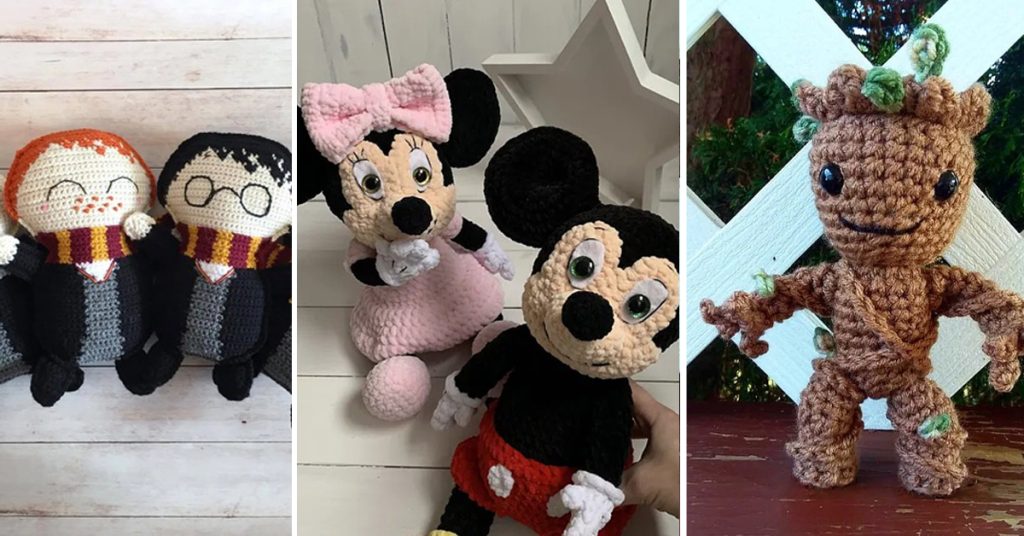 19 Crochet Cartoon Free Patterns - Crocht