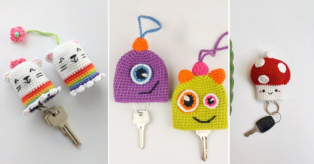 13 Crochet Key Holder Free Patterns - Crocht