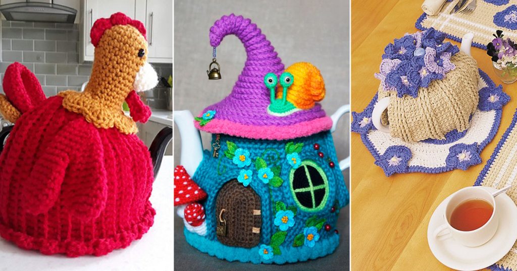 20 Crochet Teapot Cover Free Patterns - Crocht