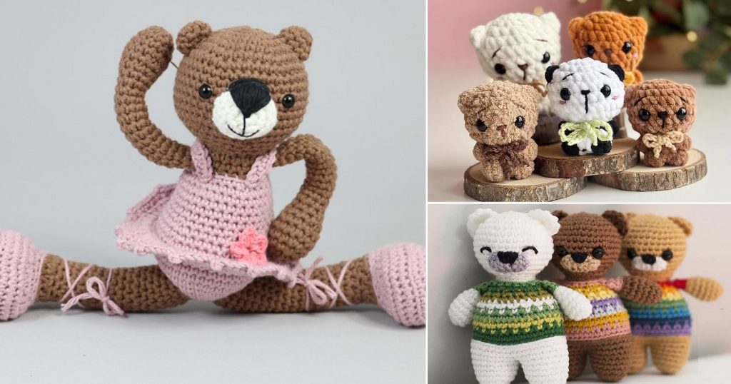 18 Crochet Teddies Free Patterns - Crocht