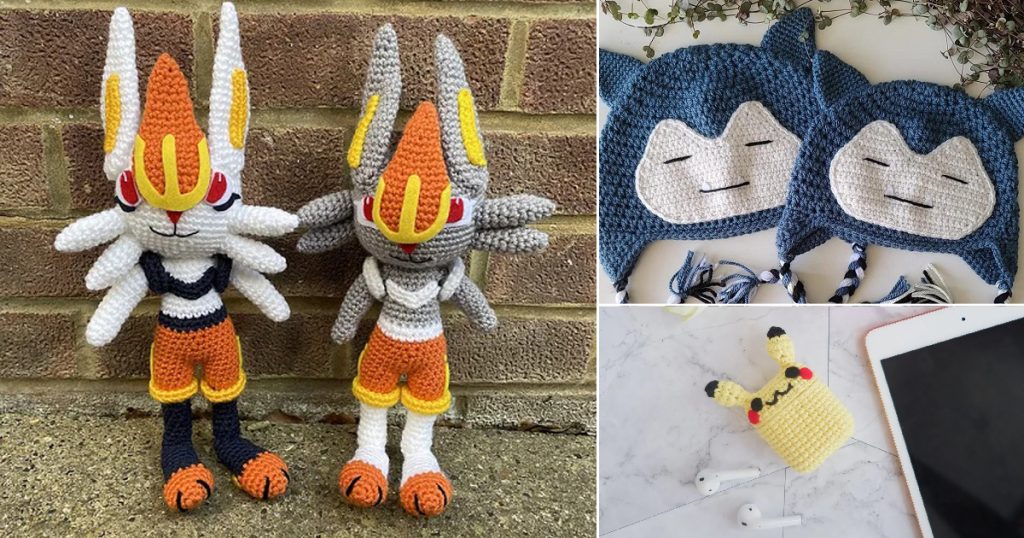 17 Unique Pokémon Free Crochet Patterns - Crocht