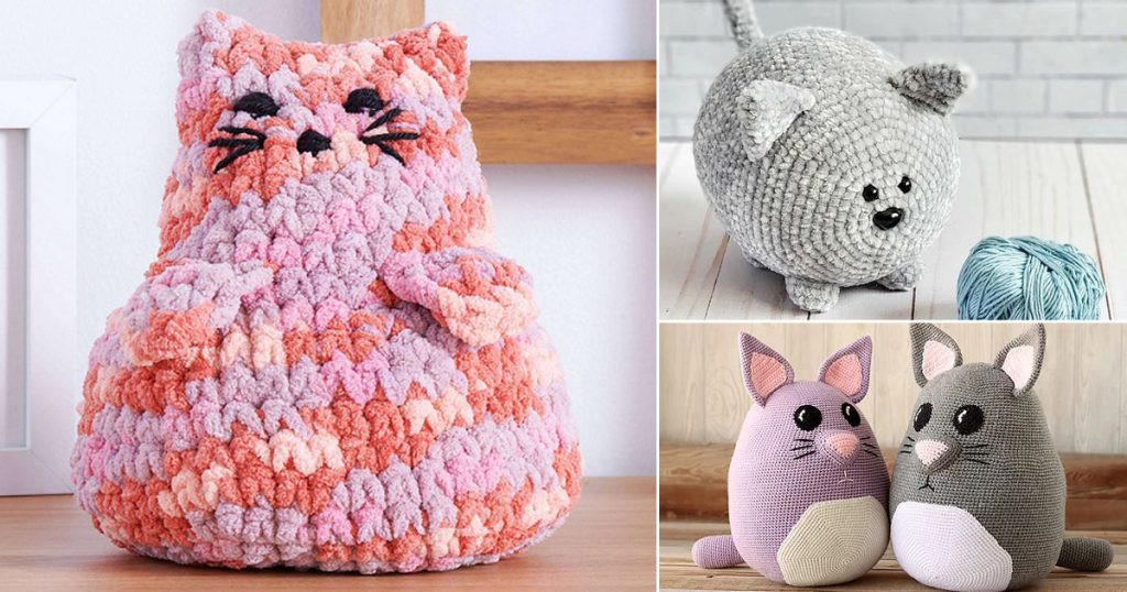 13 Crochet Fat Cat Free Patterns - Crocht