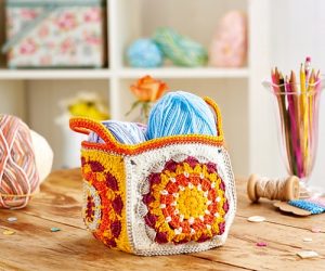 15 Crochet Caddy Free Patterns - Crocht