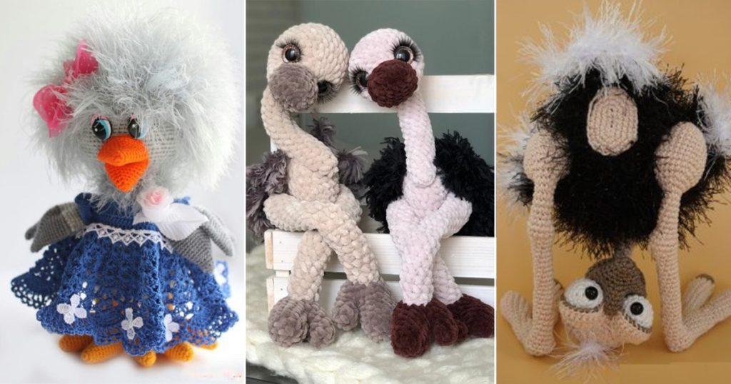 9 Crochet Ostrich Free Patterns - Crocht
