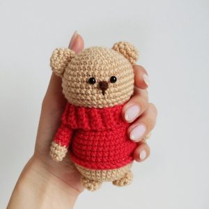 14 Crochet Pocket Teddies Free Patterns - Crocht