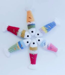 11 Crochet Tiny Fishes Free Patterns - Crocht