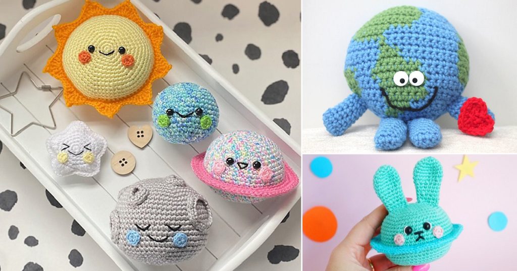 11 Planets Amigurumi Free Crochet Patterns - Crocht