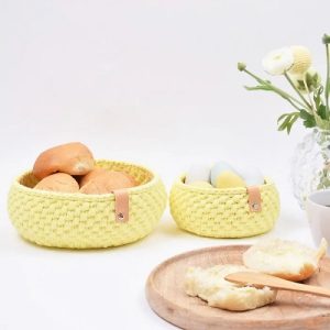 11 Crochet Bread Basket Free Patterns - Crocht