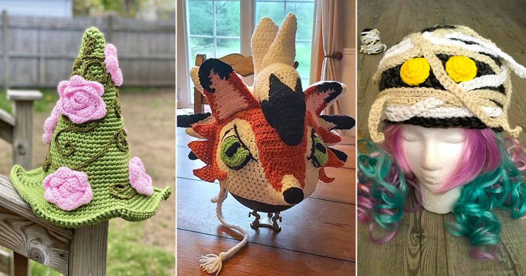 10 Crochet Unique Hat Free Patterns - Crocht