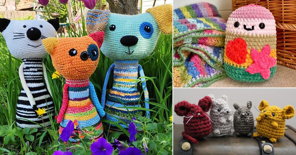11 Scrap Yarn Toys Free Crochet Patterns - Crocht