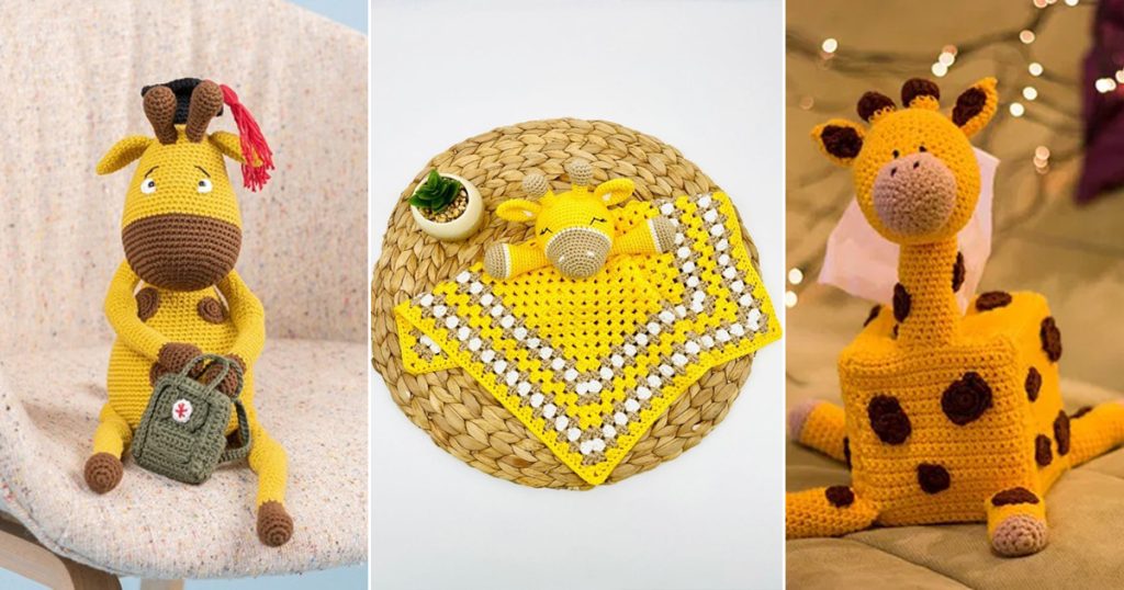 13 Unique Giraffe Free Crochet Patterns - Crocht