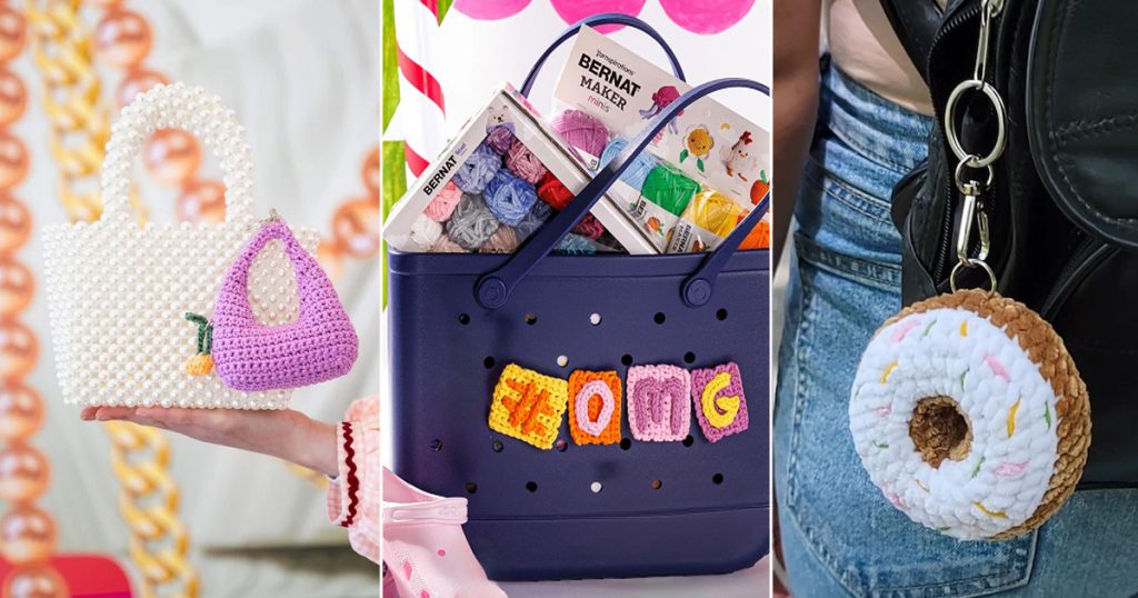 13 Crochet Bag Charm Free Patterns - Crocht