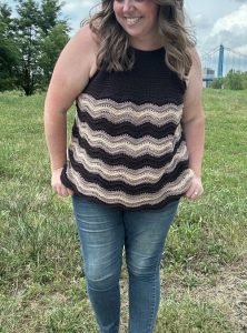 11 Crochet Chevron Top Free Patterns - Crocht