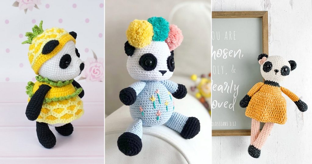 17 Amigurumi Panda Free Crochet Patterns - Crocht