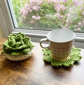 7 Crochet Plant Coasters Free Patterns - Crocht
