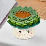 7 Crochet Plant Coasters Free Patterns - Crocht