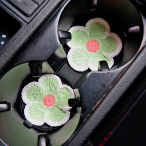 6 Crochet Car Coaster Free Patterns - Crocht