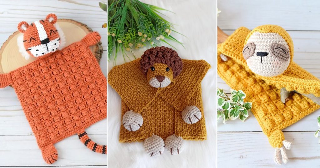 10 Crochet Security Blanket Free Patterns - Crocht
