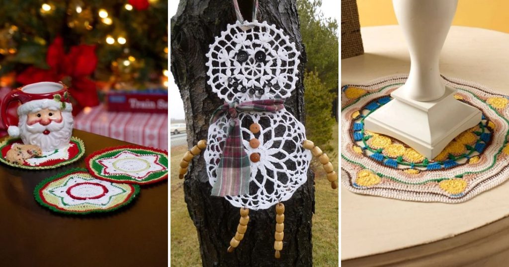 12 Unique Doily Free Crochet Patterns - Crocht